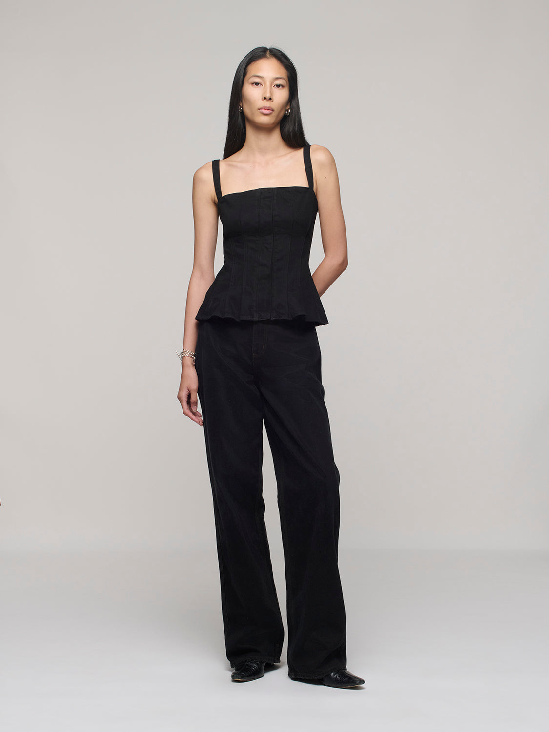 Strip Corset - One Year Black | Wear Dala – wear dala